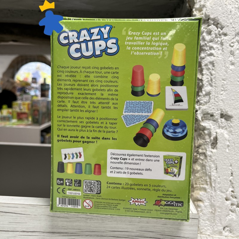 Crazy Cups - Top des jeux d'ambiance et de rapidité pour enfant +6ans