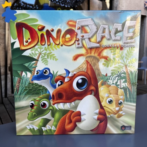 Dino Race - Jeu de société en famille, de cartes et course 6 ans+