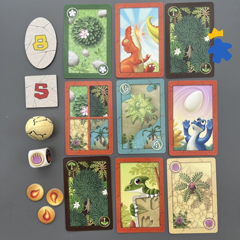 Dino Race - Jeu de société en famille, de cartes et course 6 ans+