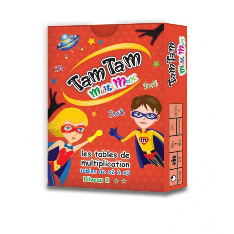 Tam Tam Multimax Niveau2 - Jeu pour apprendre tables multiplication