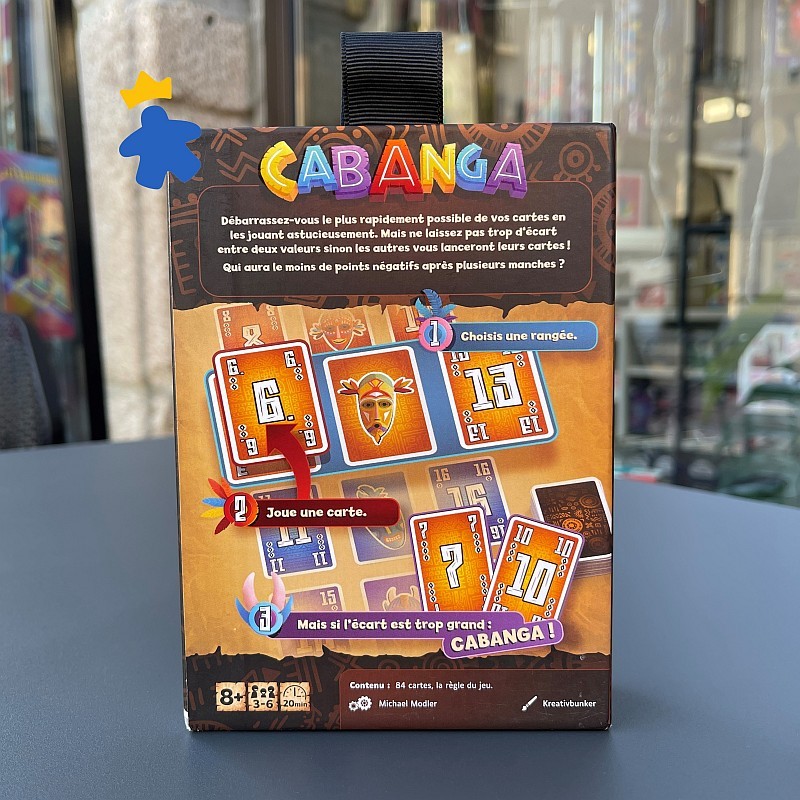 Cabanga - Jeu de stratégie, pose et défausse de cartes - Meepland