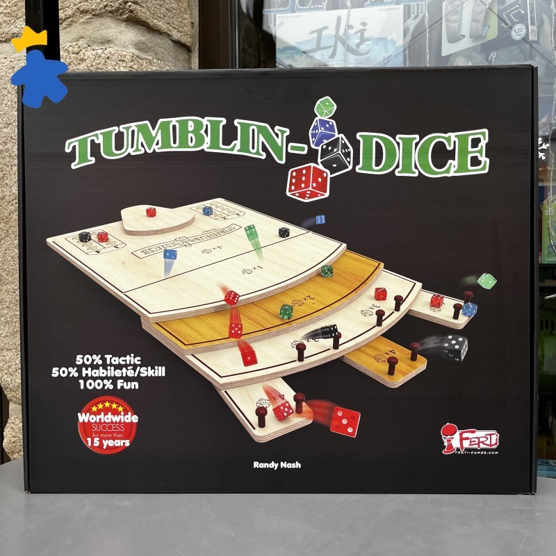 Tumblin Dice - Top des jeux en bois d'ambiance et de dés - Meepland