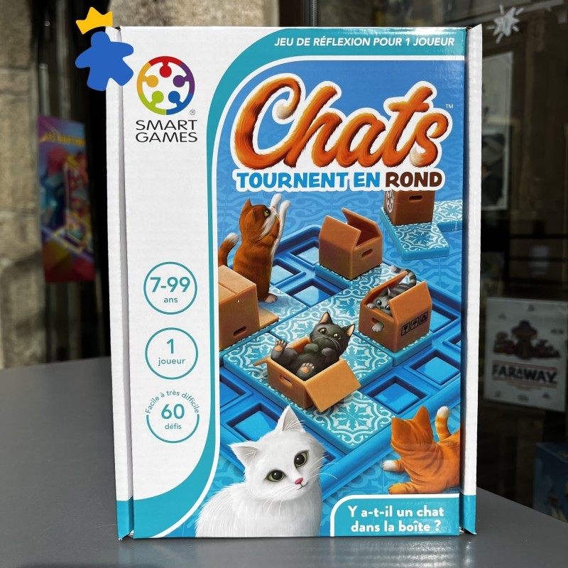 Chats Tournent en Rond - Jeu de logique et casse-tête - Meepland