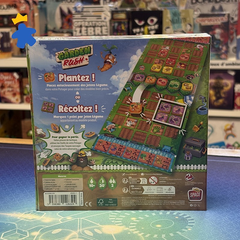 Garden Rush - Jeu de stratégie, placement tuiles et stop ou encore