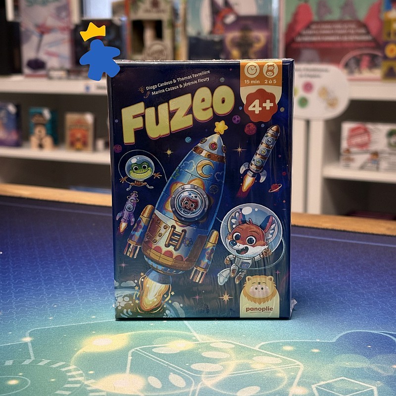 Fuzeo - Jeu de placement de cartes avec 2 jeux en 1 dès l'âge de 4 ans